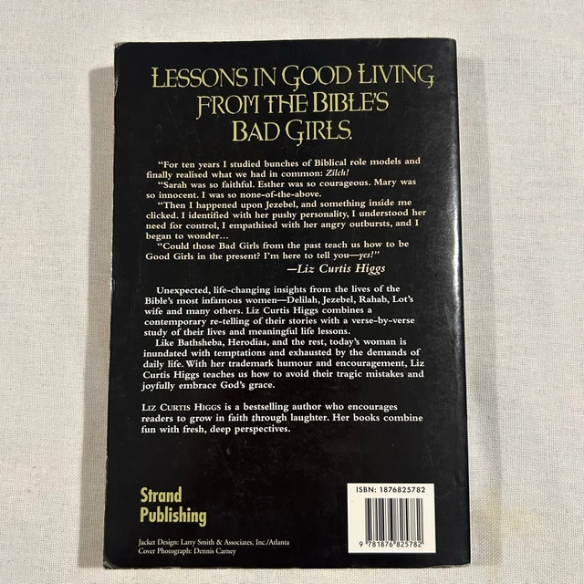 BAD GIRLS OF the Bible Soft Cover Book 2002 Liz Curtis Higgs $17.95 ...