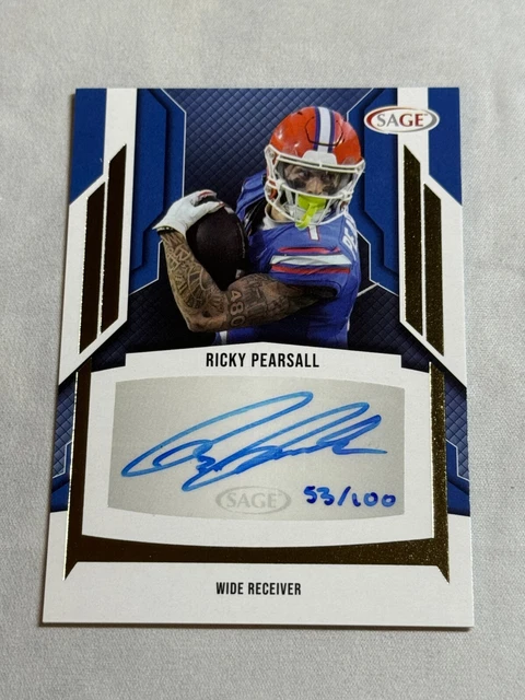 2024 SAGE HIT Gold Ricky Pearsall Auto /100 #A-RP 49ers $42.50 - PicClick