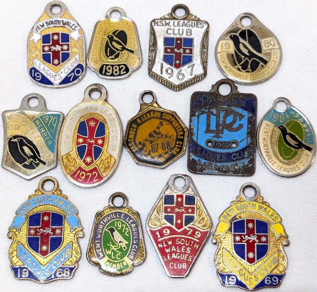 #2 AUSTRALIAN RUGBY League club & supporters badges fobs $1.00 ...