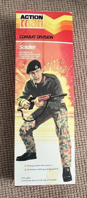 VINTAGE ORIGINAL ACTION Man Combat Division Soldier Boxed green Pants ...