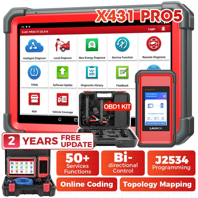 2025 LAUNCH X431 PRO 5 Profi KFZ OBD2 Diagnosegerät ALLE SYSTEM ECU Programmier EUR 1.521,00 ...