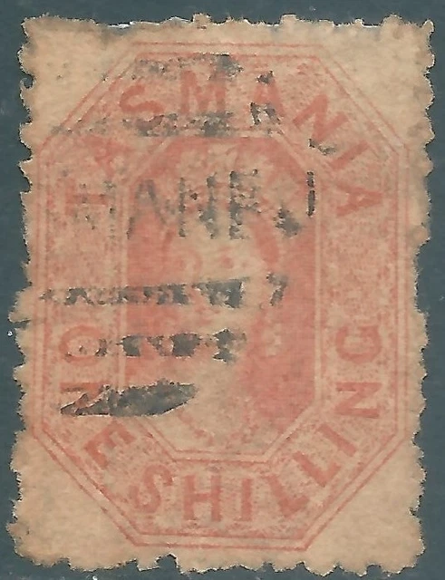TASMANIA QUEEN VICTORIA used 1/- stamp (b) £1.99 - PicClick UK