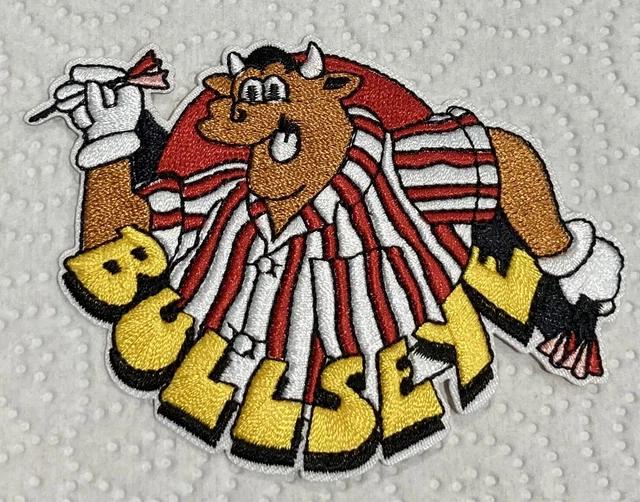 “NEW” LARGER Chest Bullseye patch. Bully, Darts, PDC, BDO, TV, Luke the ...