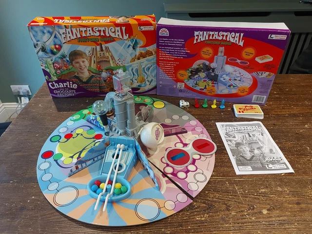 CHARLIE AND THE Chocolate Factory Fantastical Factory Board Game Fully ...