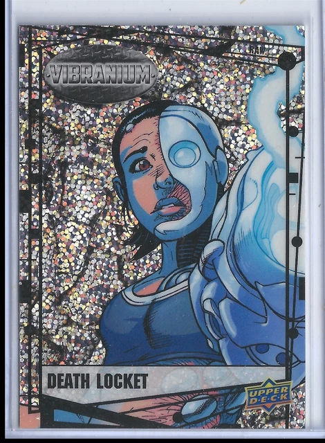 2015 MARVEL VIBRANIUM réfracteur brut parallèle #83 Death Locket pont ...