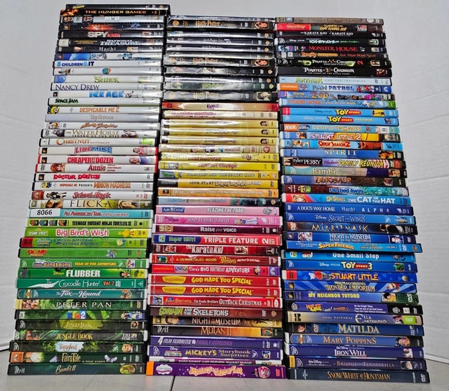 WHOLESALE LOT 100+ DVDs Kids & Family Children's Baby Pixar Disney ...