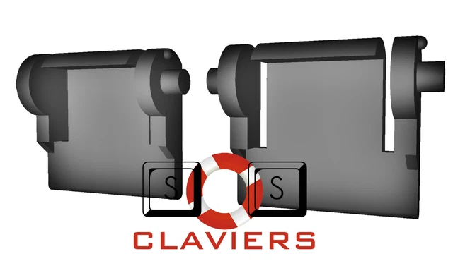 MICROSOFT RECLUSE KEYBOARD Replacement Tilt Leg Stand Foot Feet Game £6 ...