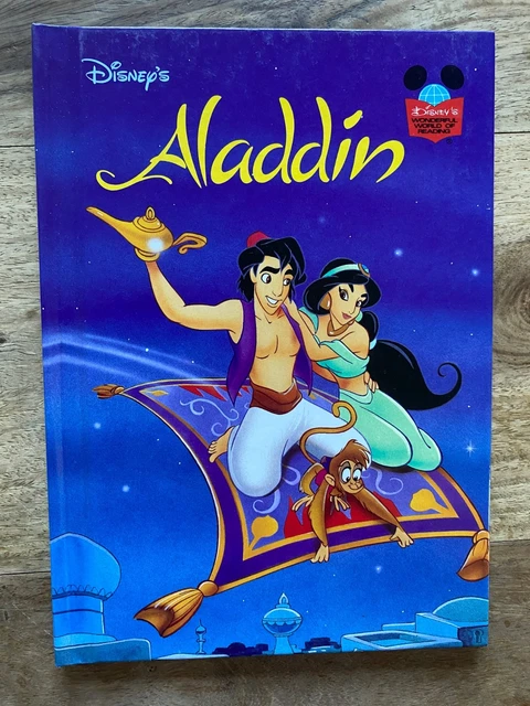 ALADDIN DISNEY’S WONDERFUL World Of Reading 1993 Hardcover Children’s ...