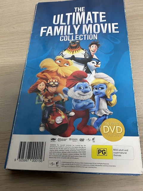 THE ULTIMATE FAMILY Movie Collection 14 Family Films R4 DVD Smurfs ...