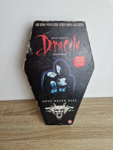 DRACULA SPECIAL EDITION Rare VHS Coffin Box Set Of Bram Stoker's ...