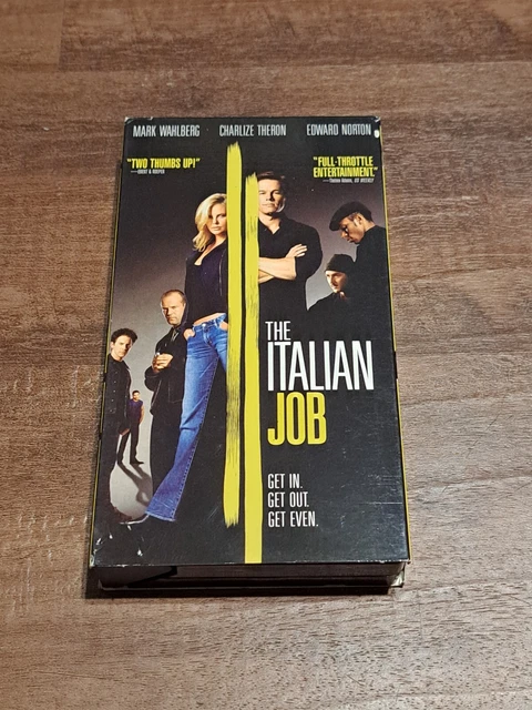 THE ITALIAN JOB VHS - Charlize Theron, Mark Wahlberg, Ed Norton £1.53 ...