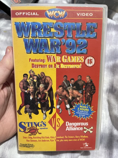 WCW WRESTLEWAR 1992: Wargames VHS Video - Tested! - Great Condition ...