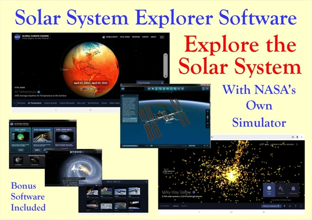 SOLAR SYSTEM PLANETARIUM Astronomy Stargazing Simulation Software on ...