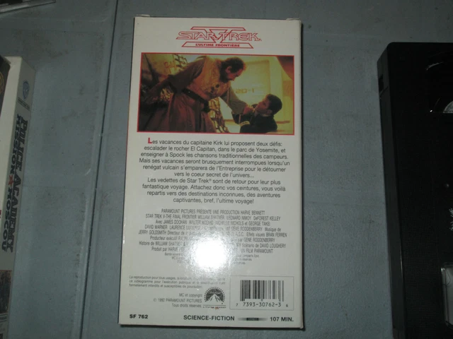 STAR TREK V - L'ultime Frontiere/ Final Frontier (VHS)(French) Tested ...