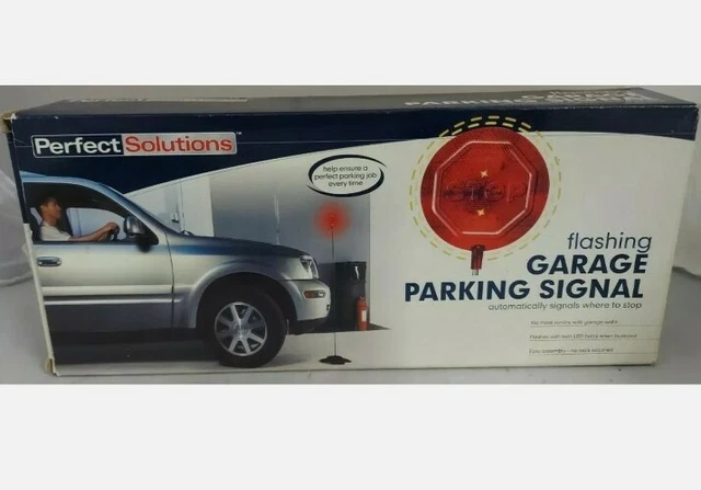 PARKING STOP SIGN Sensor Flashing Garage LED Auto Signal Car Park ...