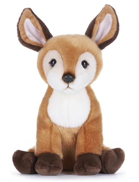NEW OFFICIAL 10& Bbc Earth Woodlands Fallow Deer 25Cm Plush Animal Soft ...