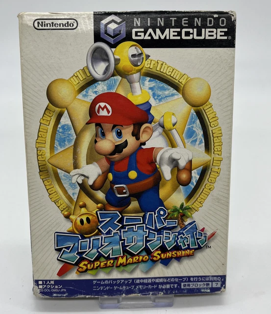 SUPER MARIO SUNSHINE CIB COMPLETE Nintendo GameCube Japanese NTSC-J £21 ...