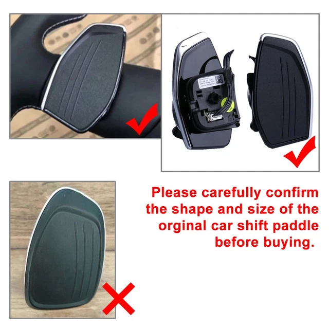 RED STEERING WHEEL Shift Paddle Extension For Audi RS3 RS4 RS5 R8 TT RS ...