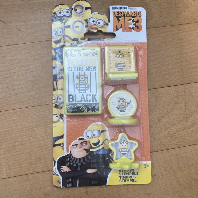 MOTIVSTEMPEL MINION MINIONS Despicable Me Stempel Set Spielzeug Basteln ...