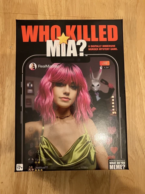 WHAT DO YOU Meme Who Killed Mia? Detective Case Murder Mystery Party ...