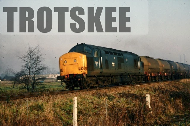 35MM SLIDE BR British Railways Diesel Loco Class 37 37252 Water Orton ...