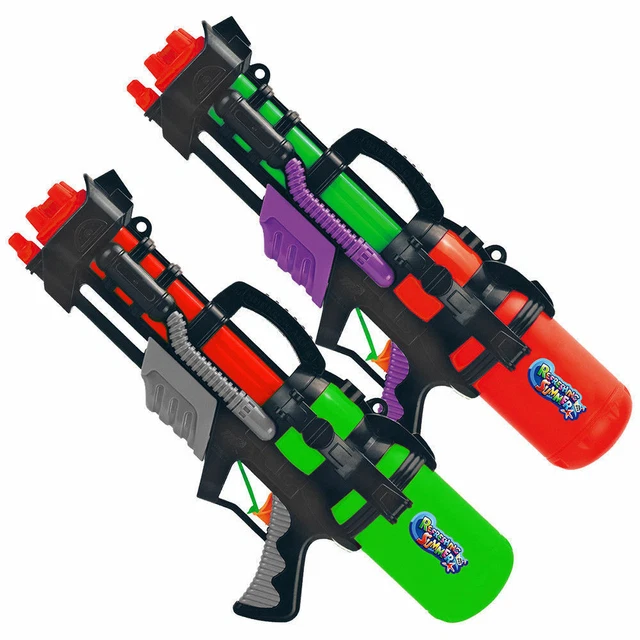 WATER GUN PUMP Action Pistol Outdoor Shoot Blaster Squirt Soaker Kids ...