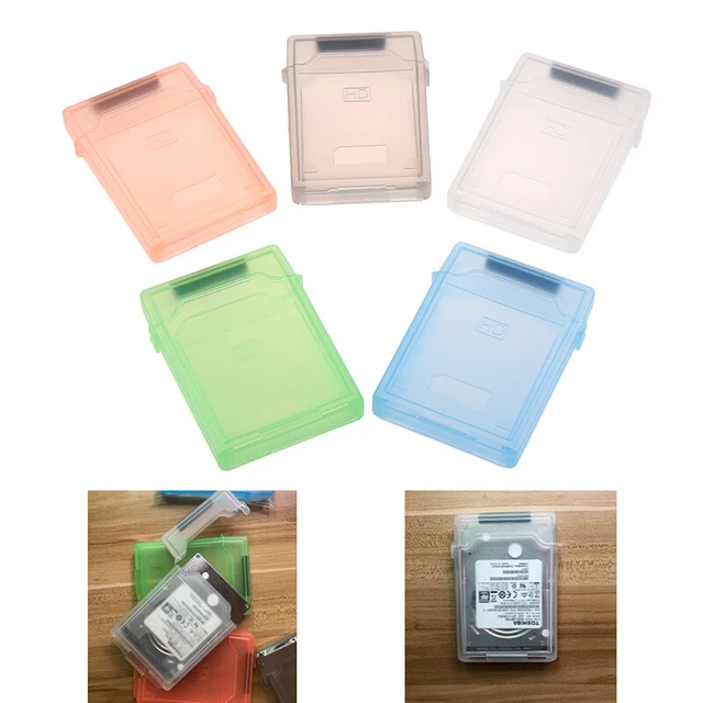 2.5'' IDE SATA HDD Hard Drive Disk Plastic Storage Box Case Enclosure ...