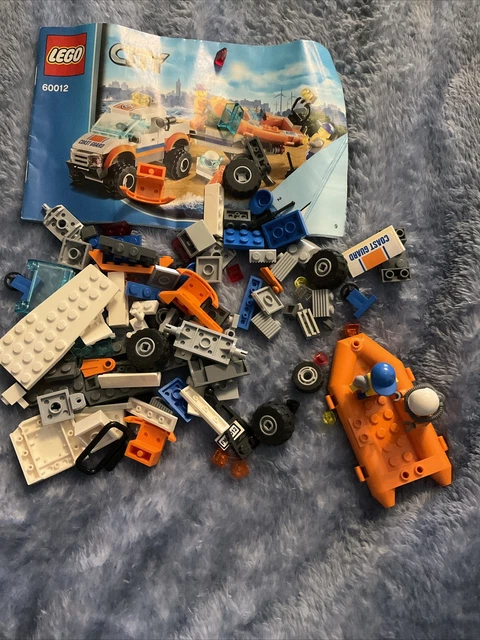LEGO CITY 60012 Guardia Costera con bote salvavidas 2 minifiguras e ...