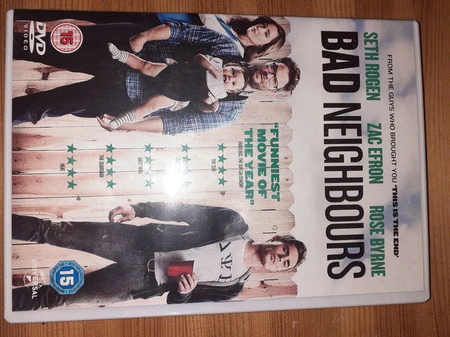 BAD NEIGHBOURS DVD 2014 starring Seth Rogan and Zac Efron EUR 1,39 ...