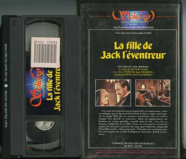 VHS JACK THE RIPPER'S DAUGHTER, by Peter Sasdy / Scherzo 1983 £8.29 ...
