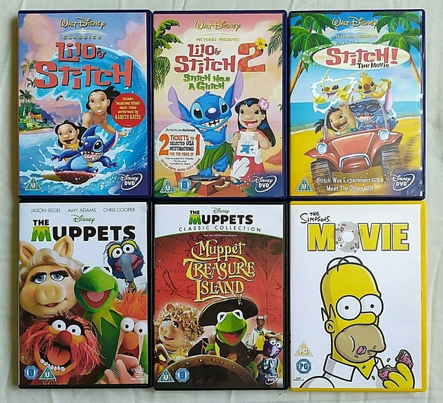 DISNEY 6 X DVD Classic Bundle animation family film DVD Lilo & Stitch ...