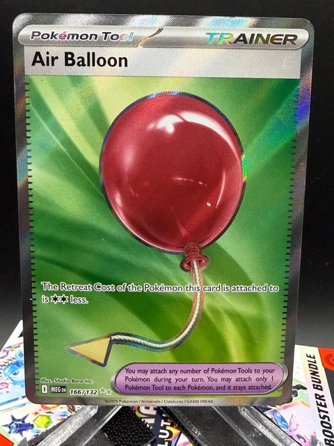 POKEMON TCG MEGA Evolution Air Balloon 166/132 Full Art Ultra Rare £5. ...