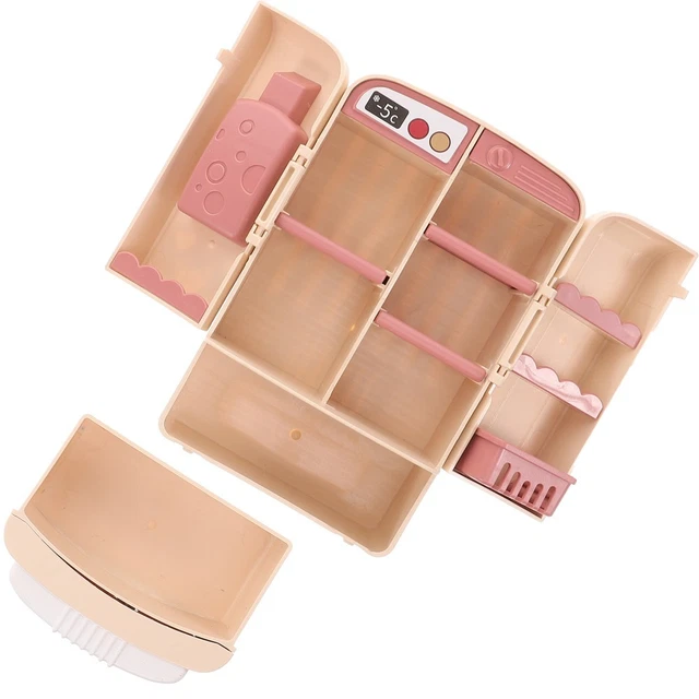 MINIATURE FRIDGE DOLL House Furniture Mini House Furnishing Fridge Toy ...