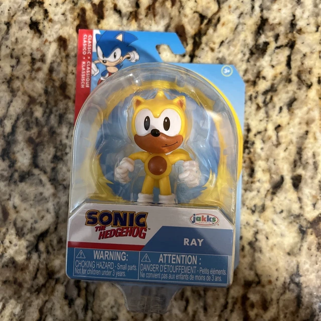 SONIC THE HEDGEHOG Classic RAY Flying Squirrel 2.5 inch Action Figure ...