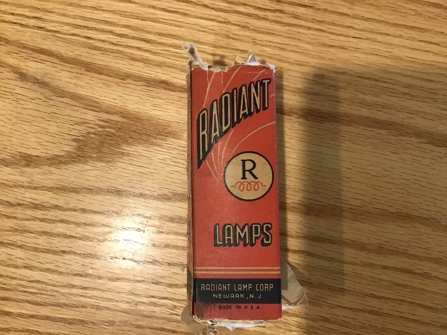 RADIANT R VINTAGE Projection Lamp Bulb 300w 120v Newark NJ Radiant Lamp ...
