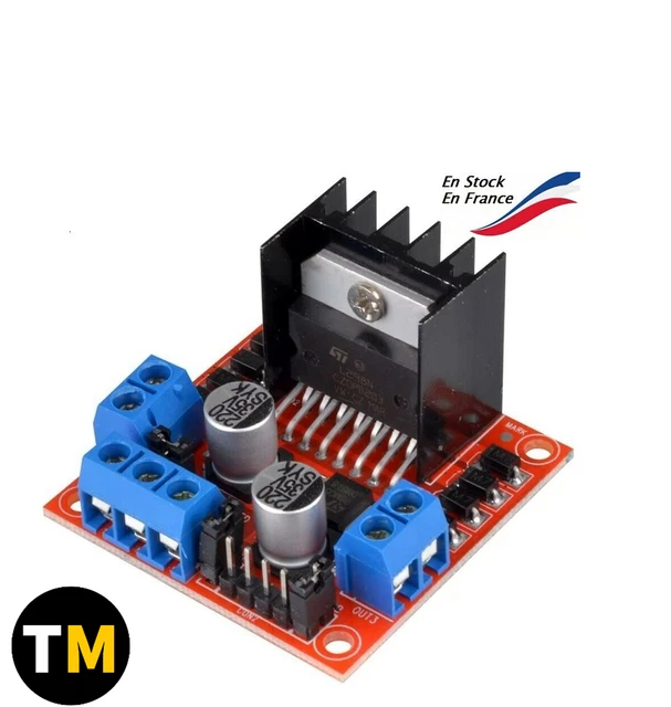 L298N DOUBLE PONT en H contrôleur moteur stepper pour Raspberry Arduino ...