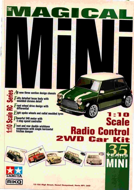 FRAMED MODEL KIT Advert 11X8 1:10 Scale Radio Control 2Wd Mini Car Kit ...