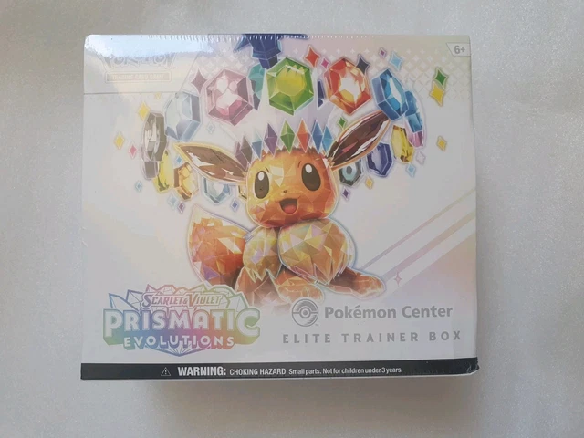 POKÉMON TCG PRISMATIC Evolutions ETB Pokemon Center Exclusive ENG ...