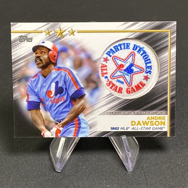 2022 TOPPS ANDRE Dawson All-Star Hame Alumni Patch Montréal Expos 1982 ...