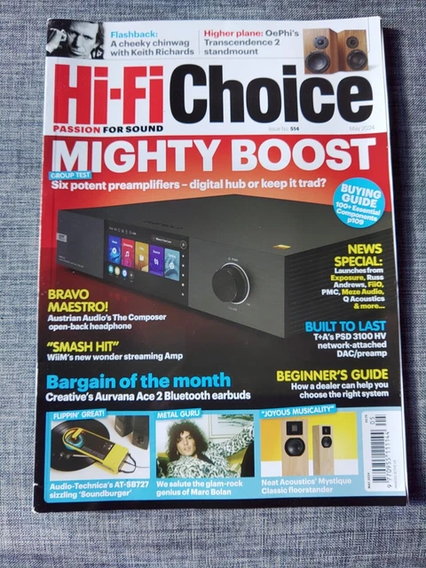 HI-FI CHOICE MAGAZINE Nov 2024 Standmount speakers ultimate upgrade ...