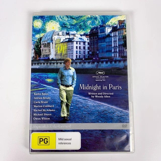 MIDNIGHT IN PARIS (DVD, 2011) Rachel McAdams Owen Wilson Kathy Bates ...