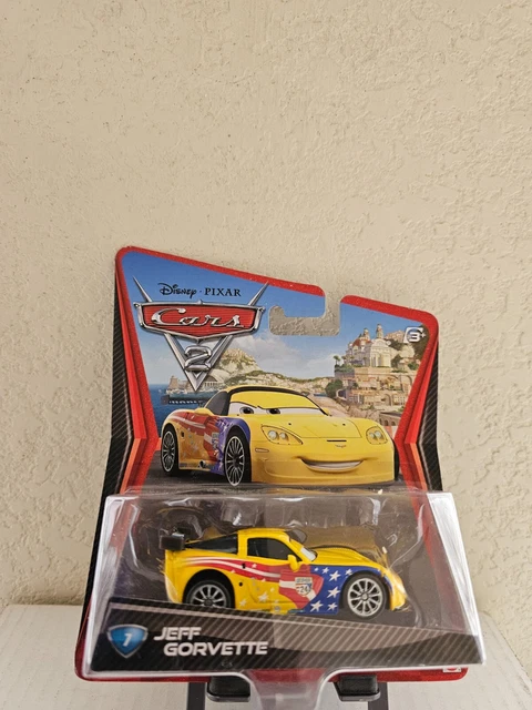 DISNEY PIXAR CARS 2 Jeff Gorvette Corvette C6.R Grand Touring Sports ...