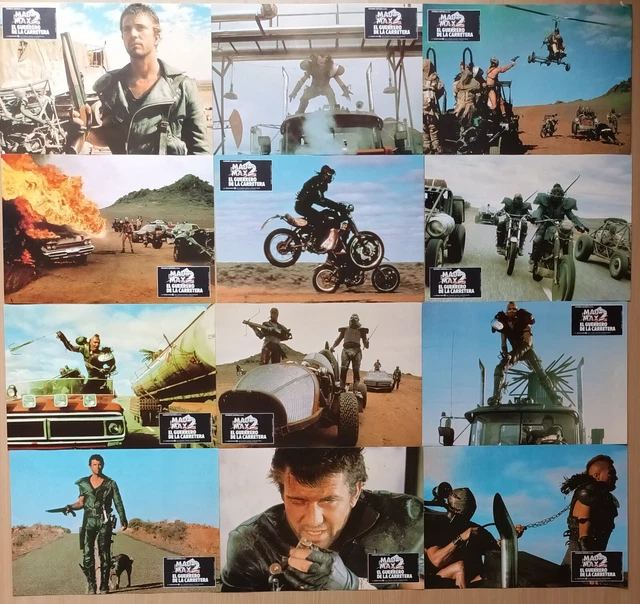 MAD MAX 2: The Road Warrior ORIGINAL Spanish 1982 LOBBY CARD SET Mel ...