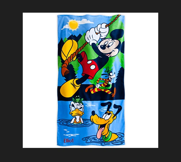 [DISNEY STORE] AUTHENTIC Mickey Mouse and Friends Beach Towel - New $28 ...