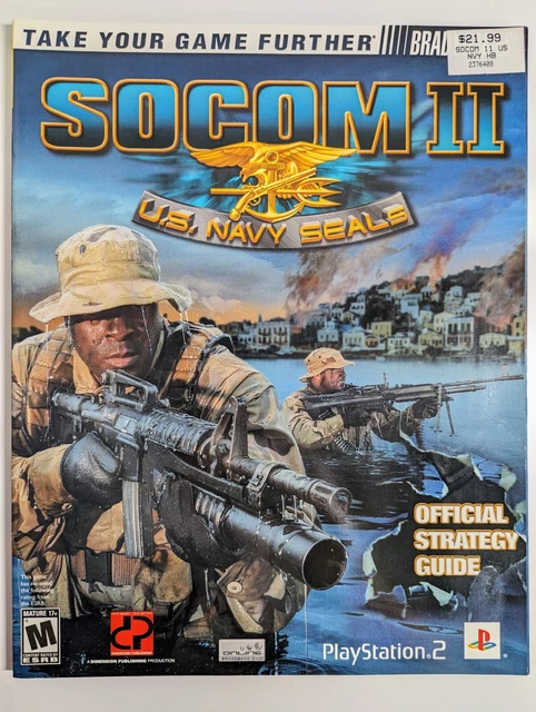 (NEW) SOCOM II : U.S. Navy Seals - Official Strategy Guide Very Nice ...