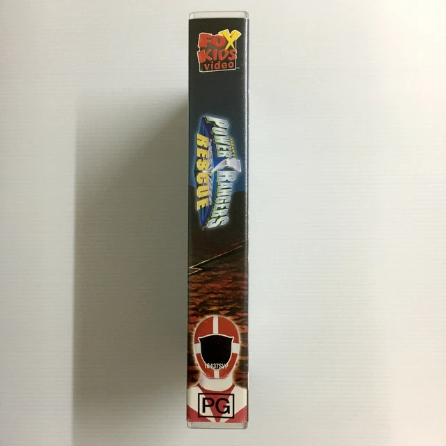 POWER RANGERS LIGHTSPEED Rescue. VHS Video Tape Fox Kids Saban 2000 TV ...