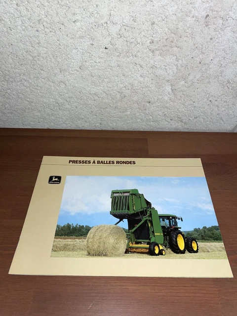 BROCHURE PROSPEKT PROSPECTUS GAMME PRESSE JOHN DEERE 540-545-550-tracteur-someca EUR 4,99 ...
