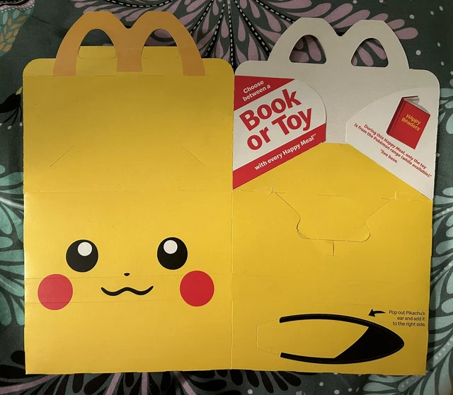 POKÉMON PIKACHU MCDONALD'S Happy Meal Box UK 2021 £4.88 - PicClick UK