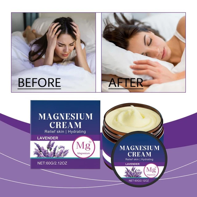 MAGNESIUM CREAM FOR Sleep & Cramps - Lavender Muscle Relief, Relaxation NEW £4.80 - PicClick UK