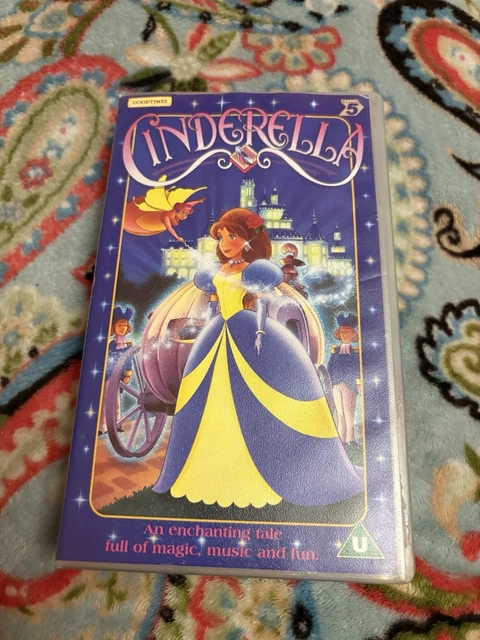GOOD TIMES CINDERELLA VHS Video Channel 5 Children’s Retro Fully Tested ...